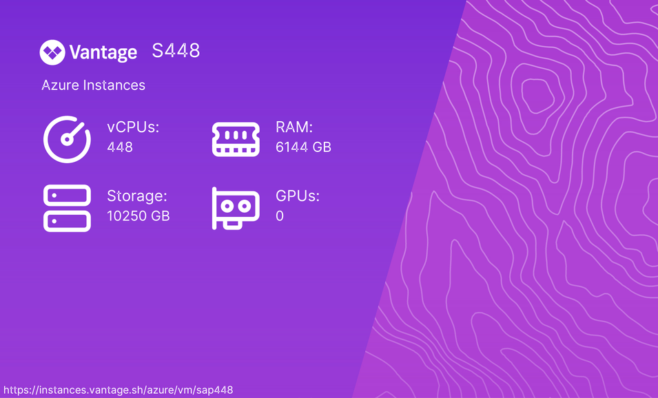 S448 pricing and specs - Vantage